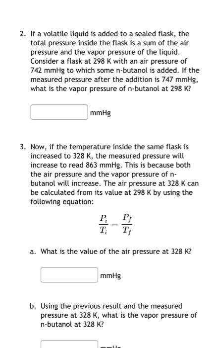 Solved 1. n-butanol has the chemical formula C4H9OH. Since | Chegg.com
