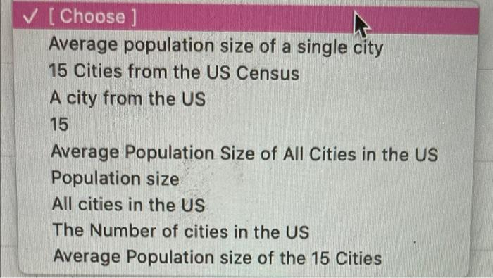 Solved You are interested in the average population size of | Chegg.com