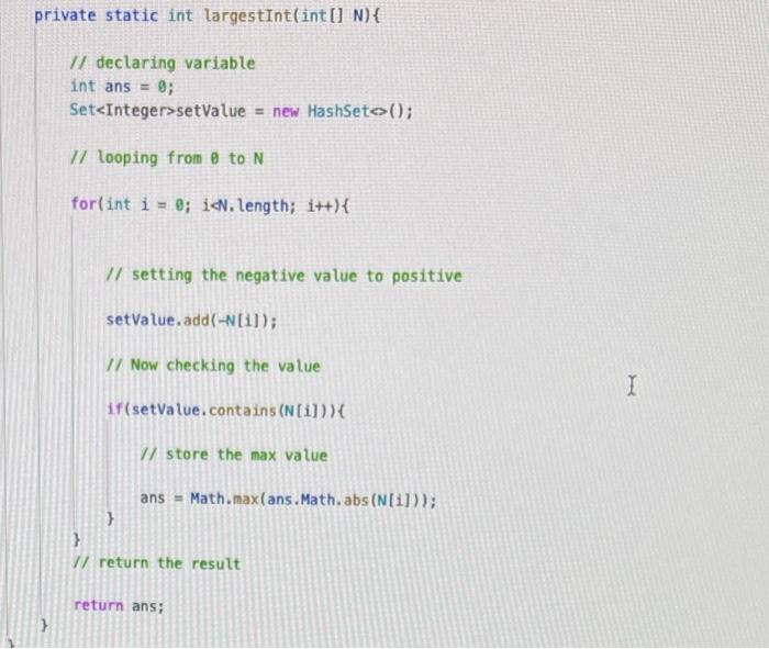 Solved Write A Function Solution That Given An Array A Of N
