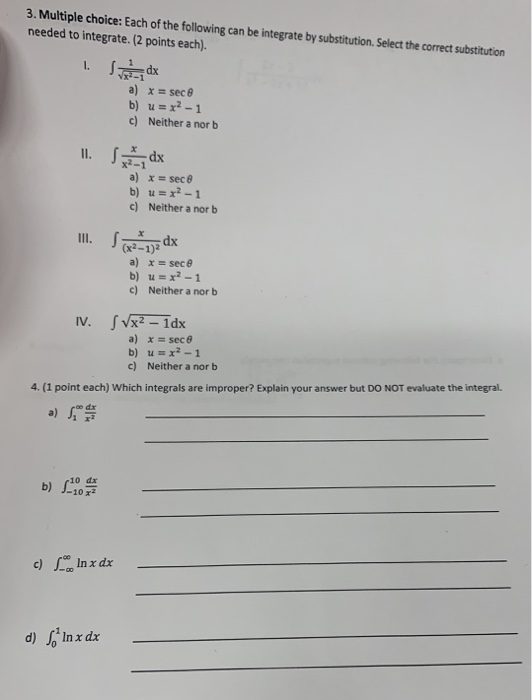 Solved 3. Multiple choice: Each of the following can be | Chegg.com