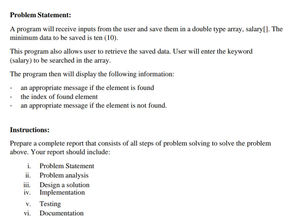 Solved Problem Statement: A program will receive inputs from | Chegg.com
