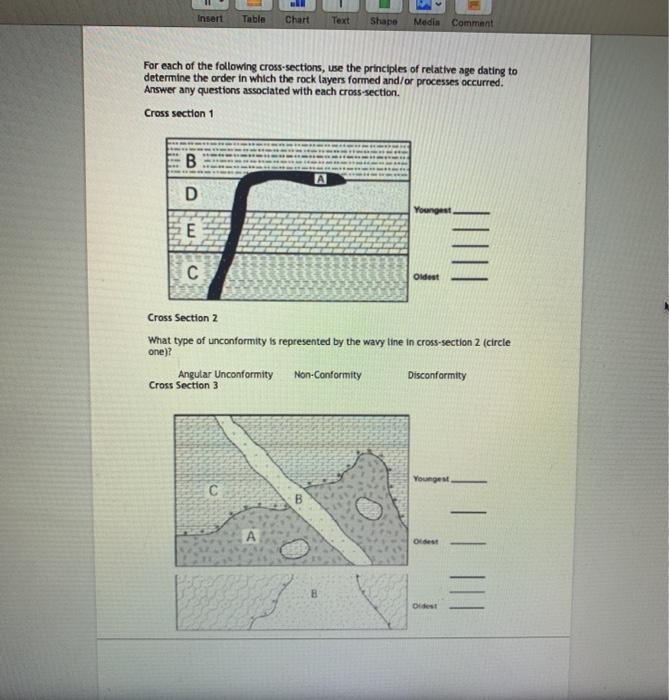 Solved Insert Table Chart Text Shape Media Comment For each | Chegg.com
