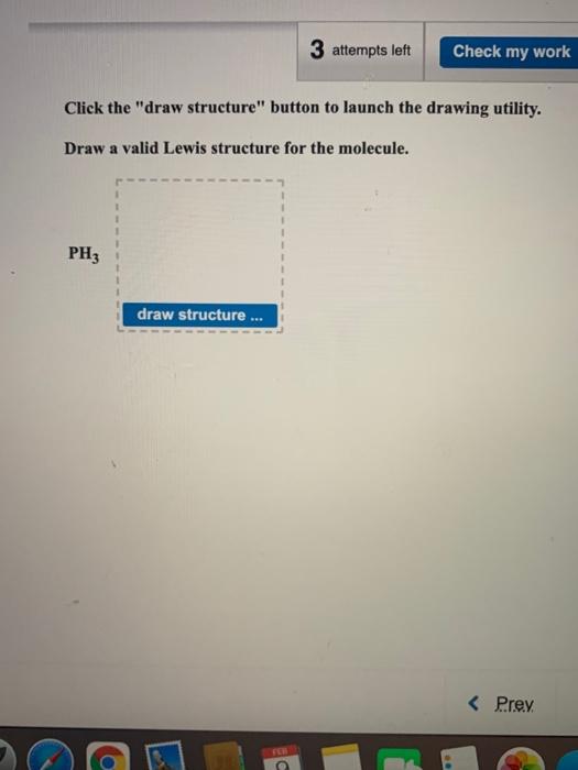 Solved 3 attempts left Check my work Click the "draw | Chegg.com