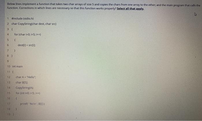 Solved Below lines Implement a function that takes two char | Chegg.com