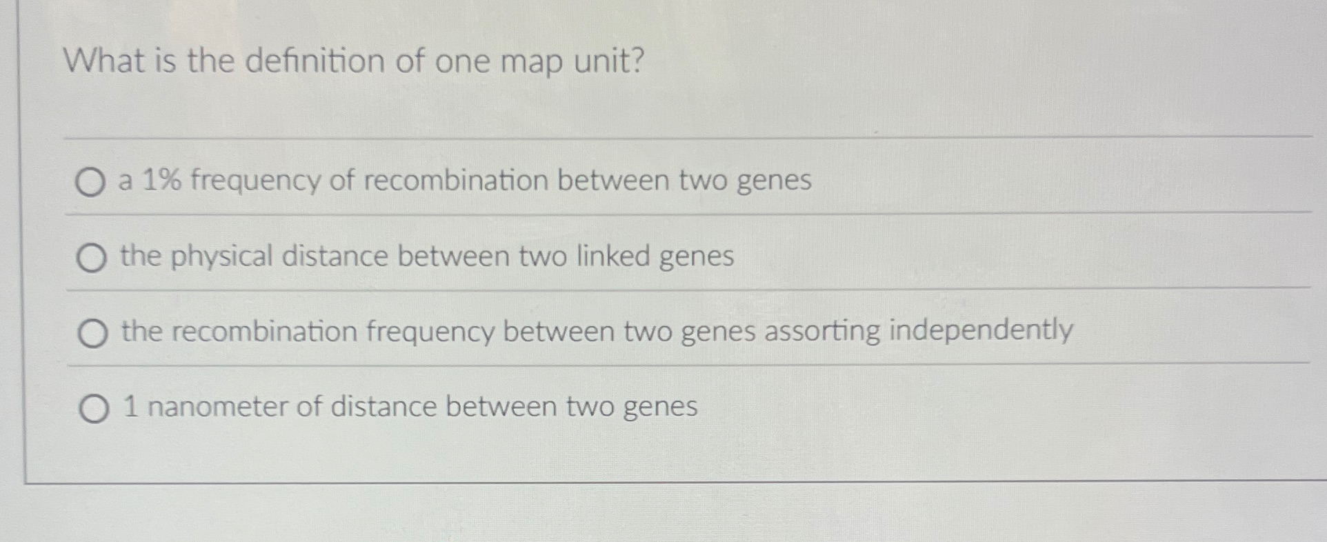High Quality SOLUTION What is the definition of one map unit?a 1% | Chegg.com