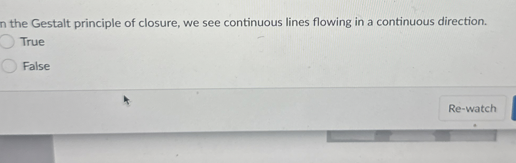 Solved n the Gestalt principle of closure, we see continuous | Chegg.com