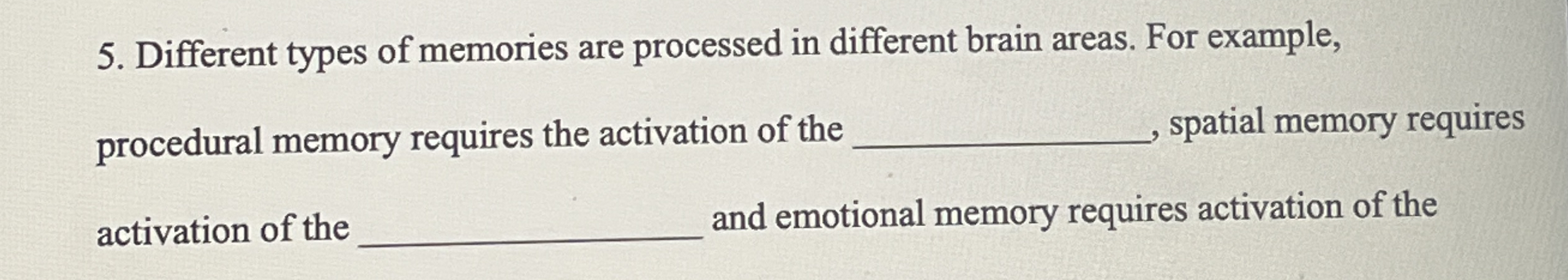 High Quality SOLUTION Different types of memories are processed in ...
