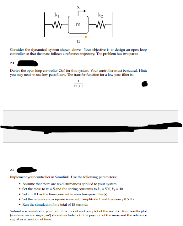 (Use Simulink Matlab and leave a copy of the program | Chegg.com
