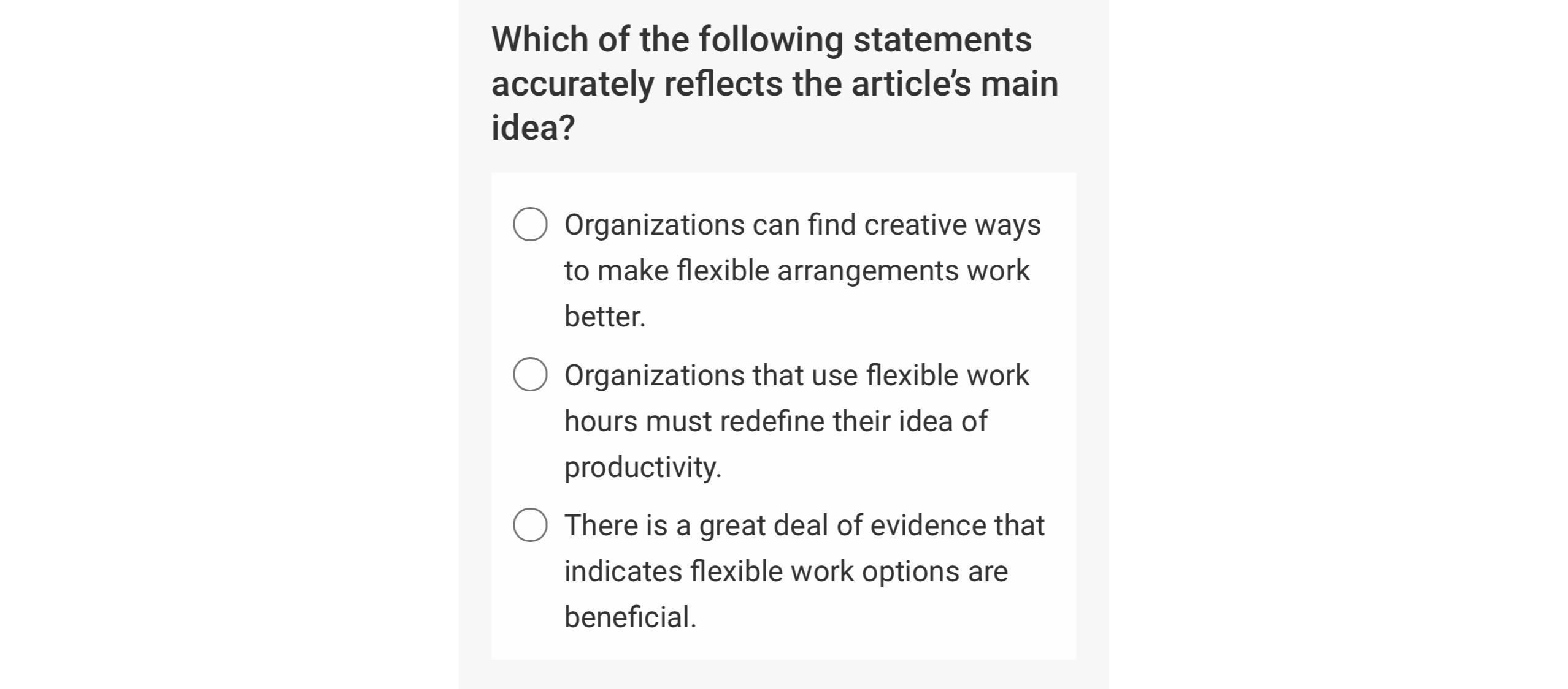 Solved Which of the following statements accurately reflects | Chegg.com