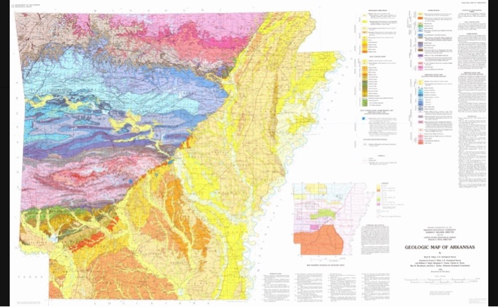 Lab 12 GEOLOGIC MAPS AND ARKANSAS GEOLOGY I. | Chegg.com
