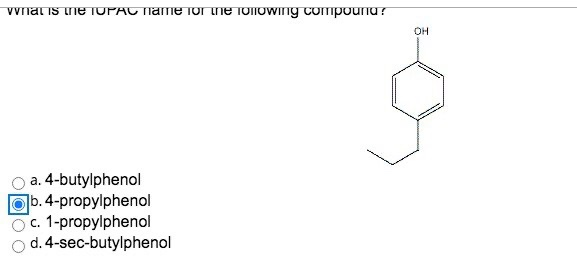 Solved vrat is the TUPAC Tame iu me Tonowing compound! OH a. | Chegg.com