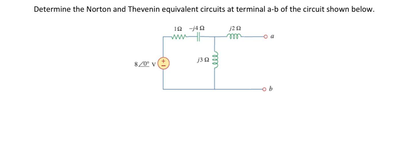 Solved Determine the Norton and Thevenin equivalent circuits | Chegg.com