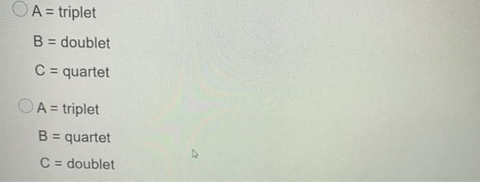 Solved What would be the expected multiplicity (splitting) | Chegg.com