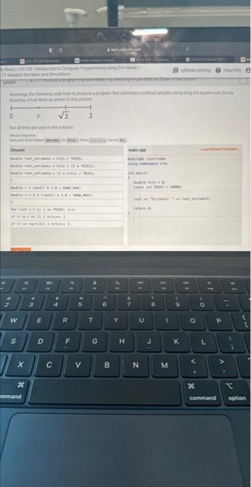 Solved Rearrange the following lines to produce a loop that | Chegg.com Solved Rearrange the following lines to produce a loop that | Chegg.com