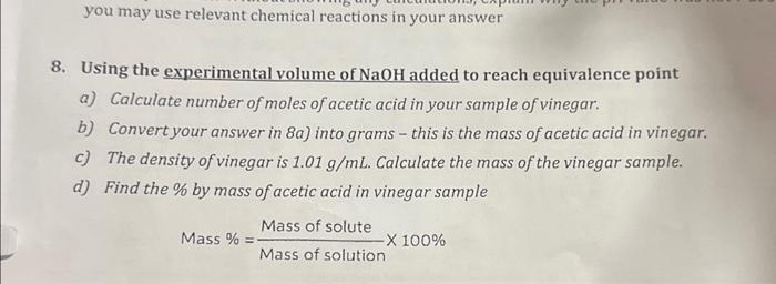 Solved can some 1 help me this Q8?the given values | Chegg.com