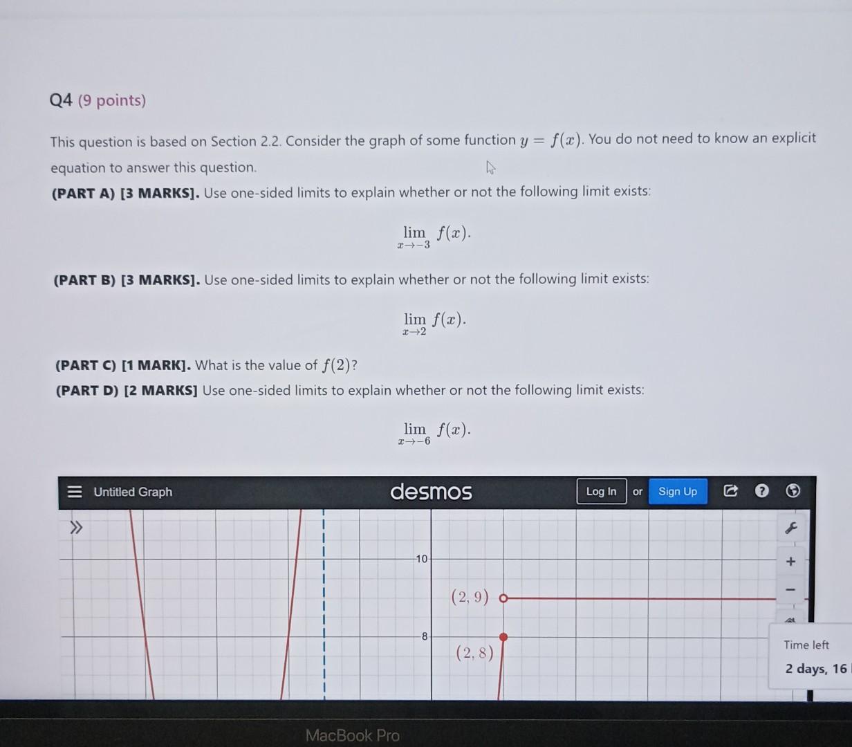 Solved Q4 (9 points) This question is based on Section 2.2. | Chegg.com