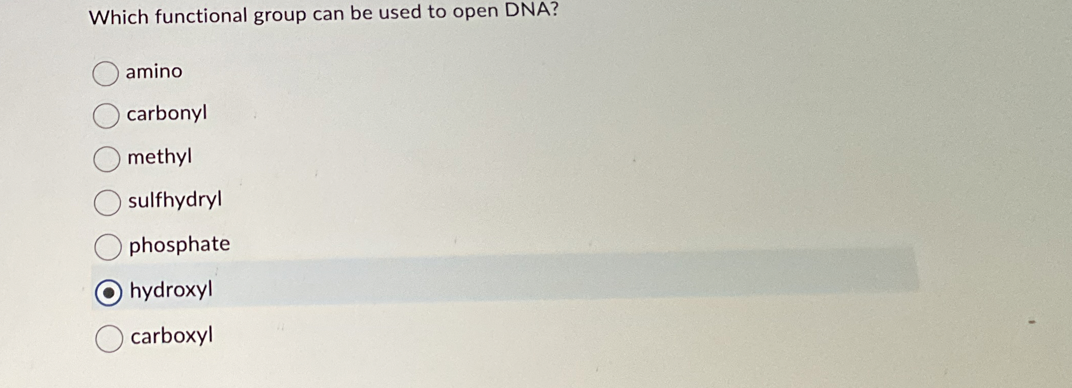 Solved Which functional group can be used to open | Chegg.com