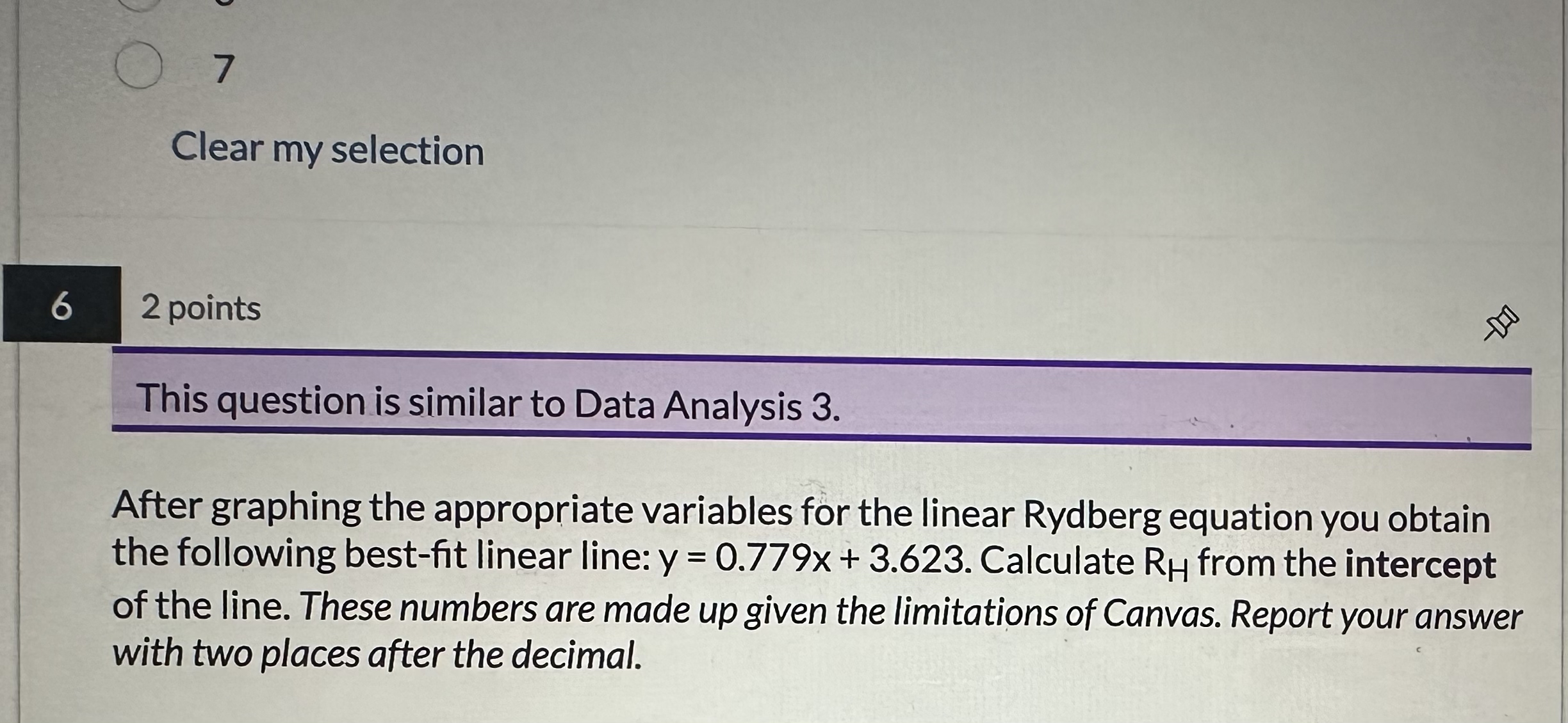 After graphing the appropriate variables for the | Chegg.com
