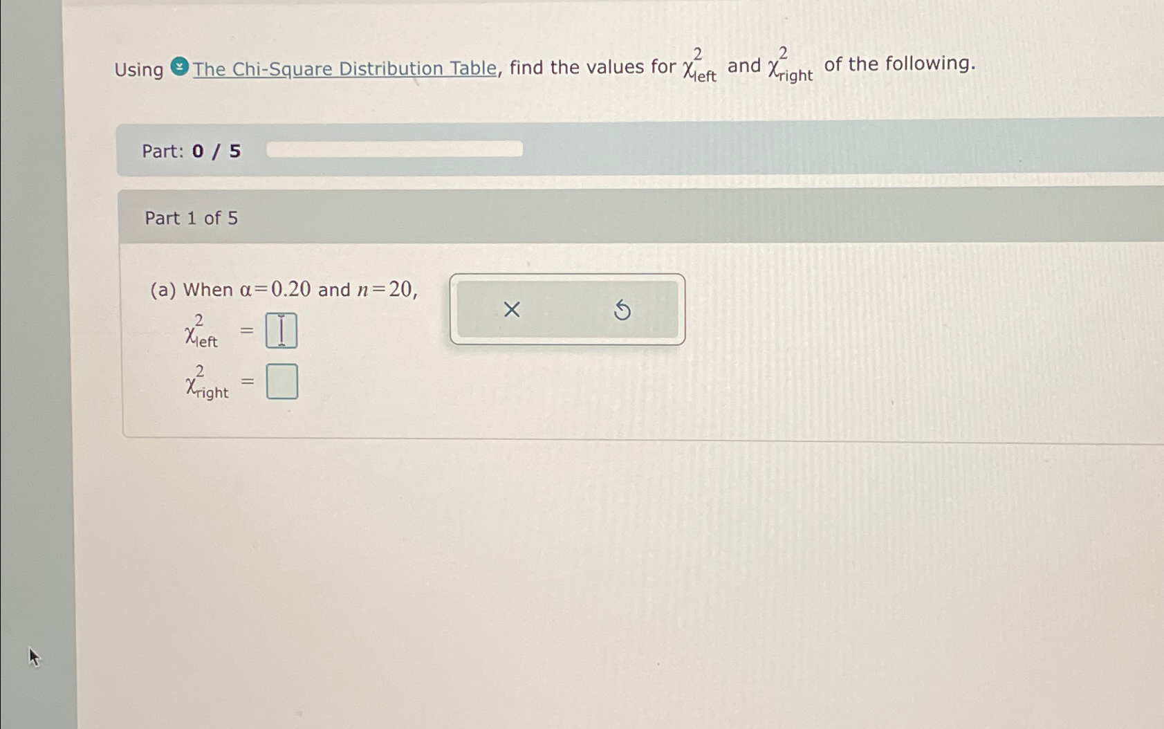 Solved Using (The Chi-Square Distribution Table, find the | Chegg.com
