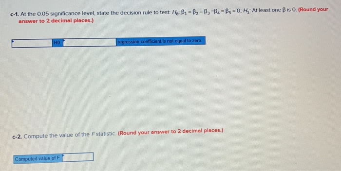 Solved The following regression output was obtained from a | Chegg.com