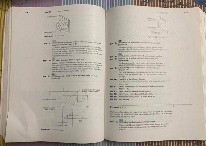 Solved USE PRO E SOFTWARE TO Sketch it and attached | Chegg.com