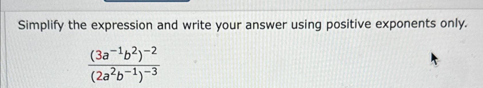 Solved Simplify the expression and write your answer using | Chegg.com