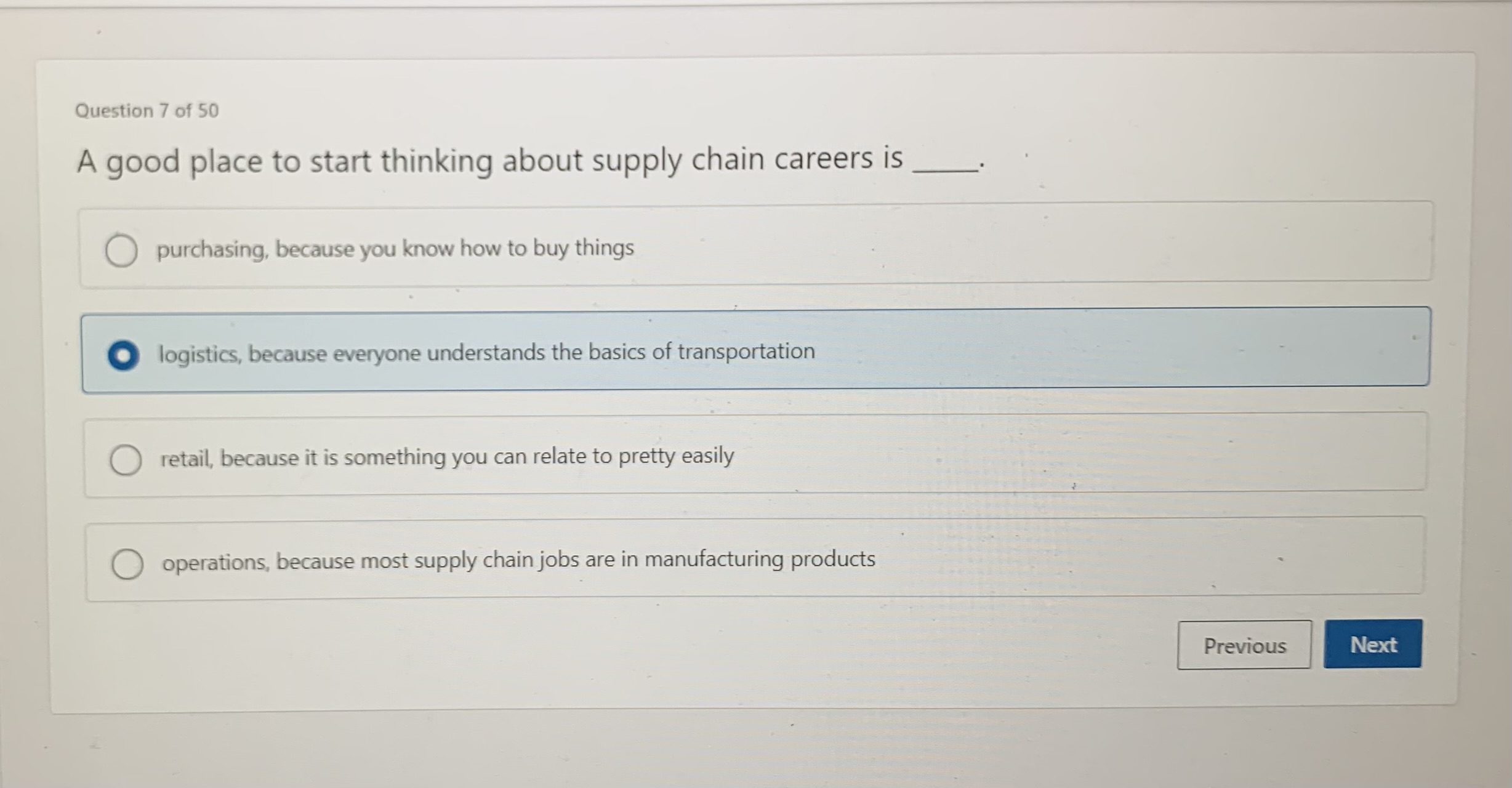 Solved Question 7 ﻿of 50A good place to start thinking about | Chegg.com