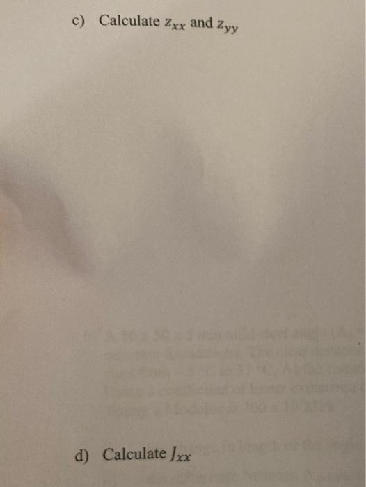 Solved 250UB25.7 X - T с 310UB32.0 a) Prove the distance "c" | Chegg.com