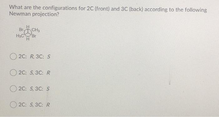 Solved What are the configurations for 2C (front) and 3C | Chegg.com
