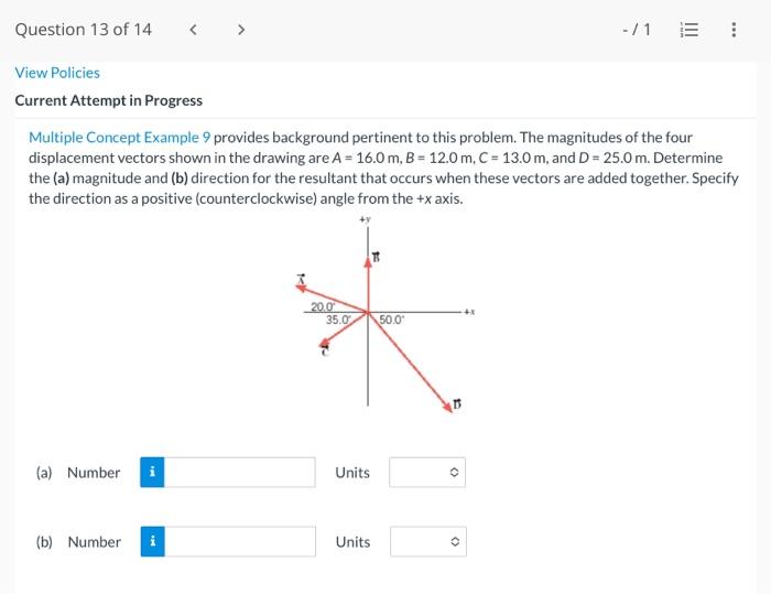 Solved Multiple Concept Example 9 provides background | Chegg.com