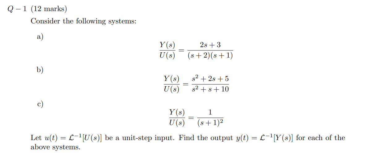 Solved Q-1 (12 ﻿marks)Consider the following | Chegg.com