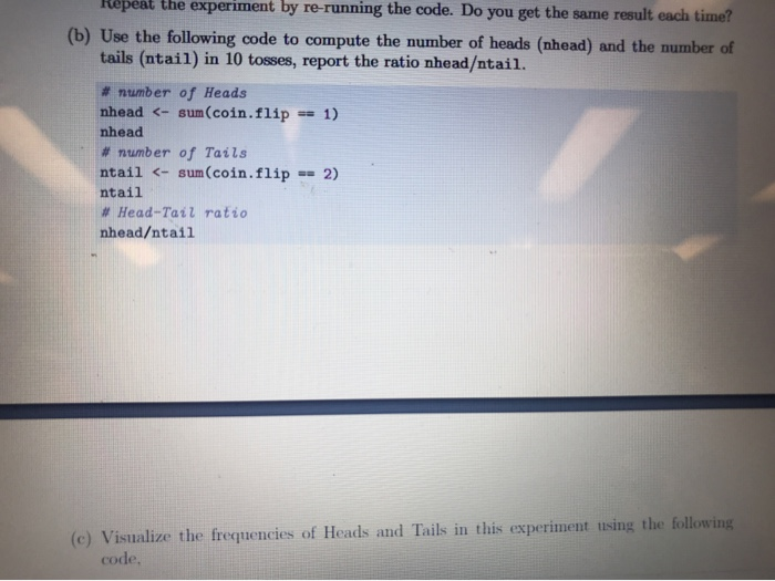 Solved Question 1: The sample command in R is a useful way | Chegg.com