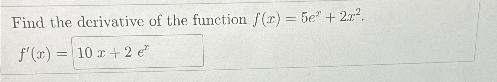 Solved Find the derivative of the function | Chegg.com