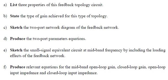 Solved Consider the series-shunt topology circuit shown in | Chegg.com