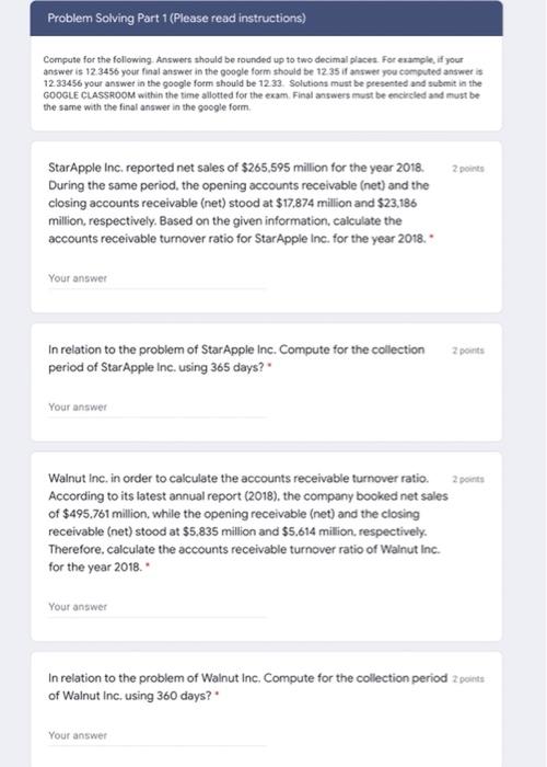 Solved Problem Solving Part 1 (Please read instructions) | Chegg.com