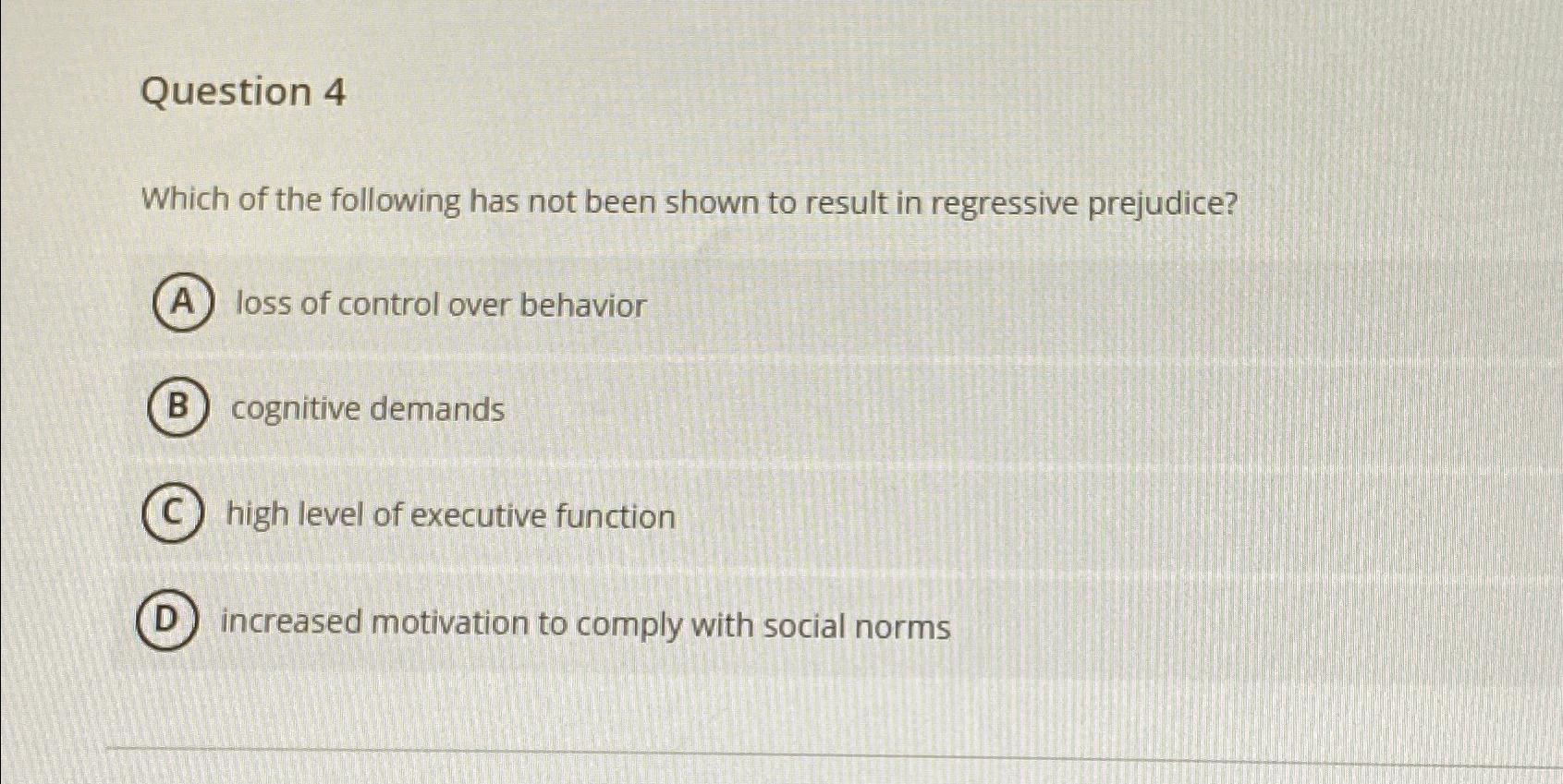 Solved Question 4Which of the following has not been shown | Chegg.com