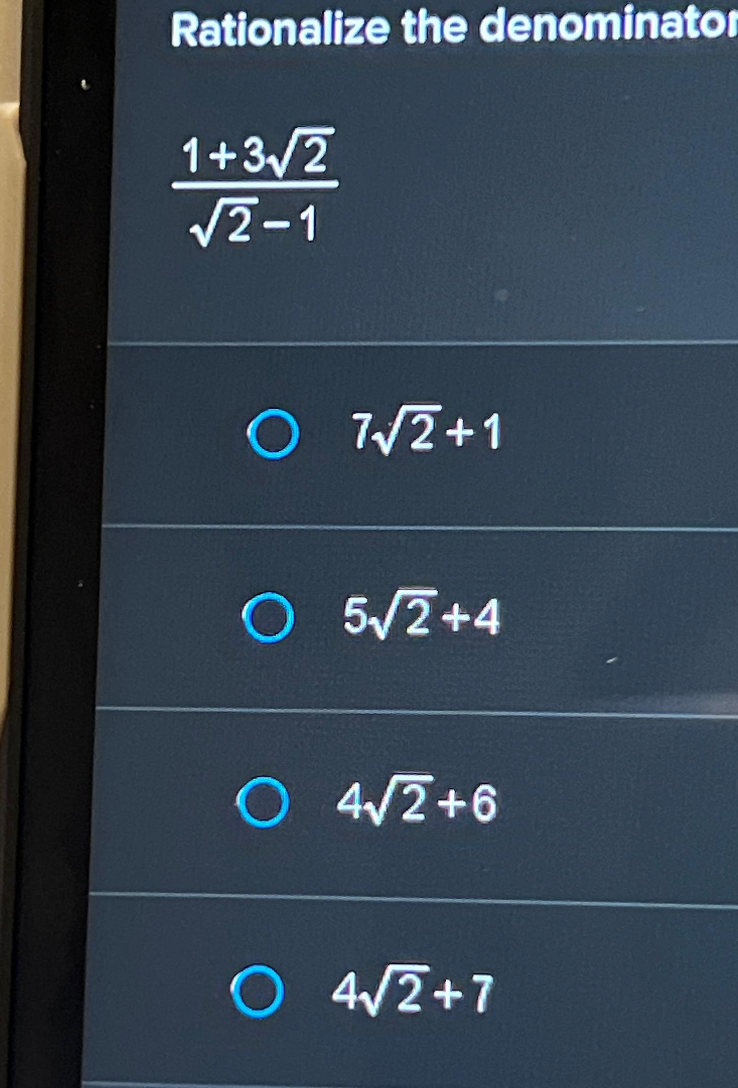 Solved Rationalize the | Chegg.com