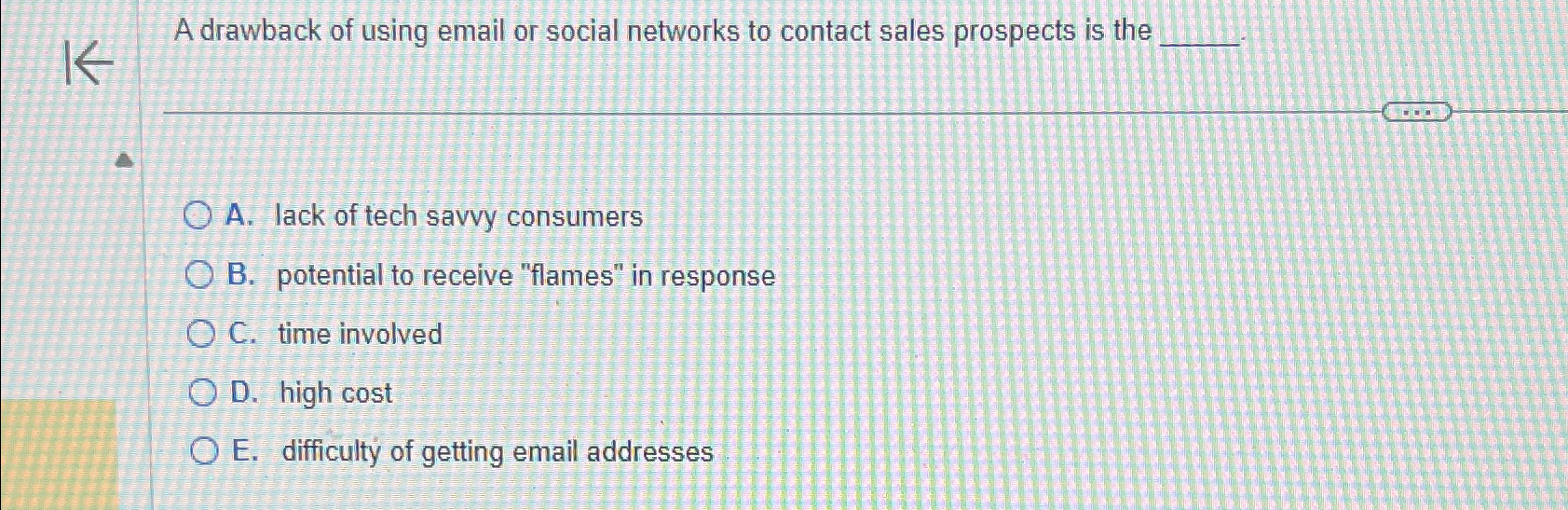 Solved A drawback of using email or social networks to | Chegg.com