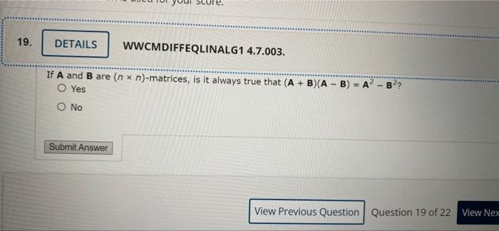 Solved 17 My Notes Ask Your Te Details Willinalg9 1 Tb 018