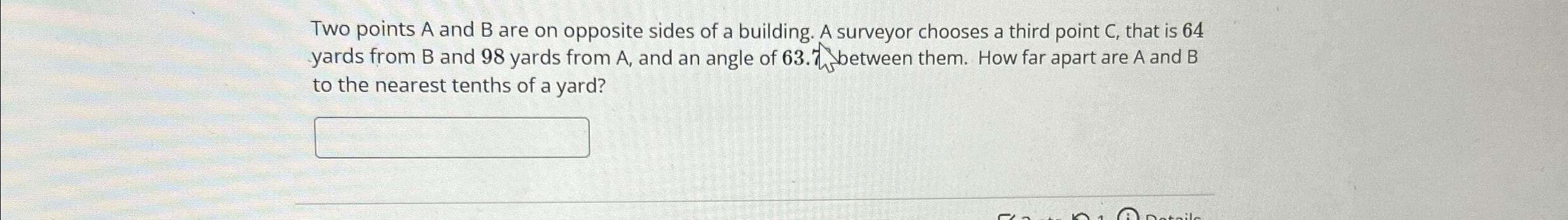 Solved Two points A and B ﻿are on opposite sides of a | Chegg.com