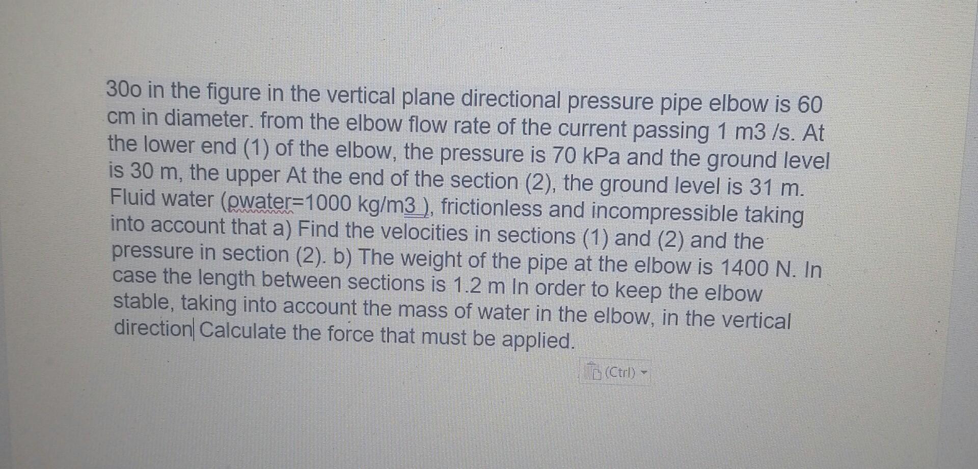 Solved 300 in the figure in the vertical plane directional | Chegg.com