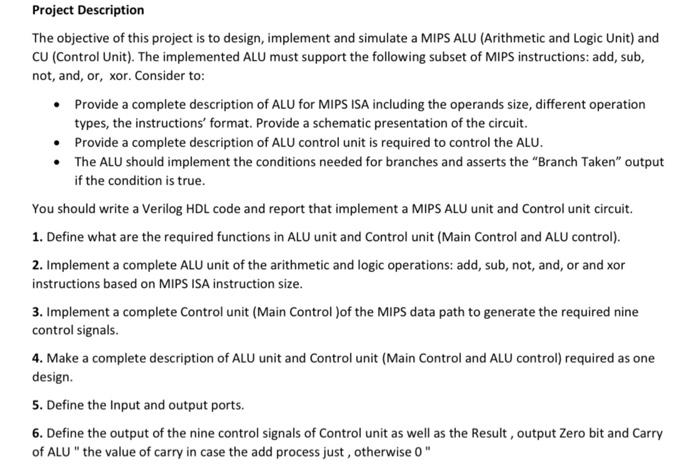 Solved Project Description The objective of this project is | Chegg.com Solved Project Description The objective of this project is | Chegg.com