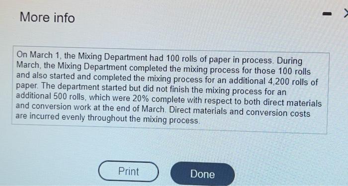 Solved Neal Paper Co. produces the paper used by wallpaper | Chegg.com