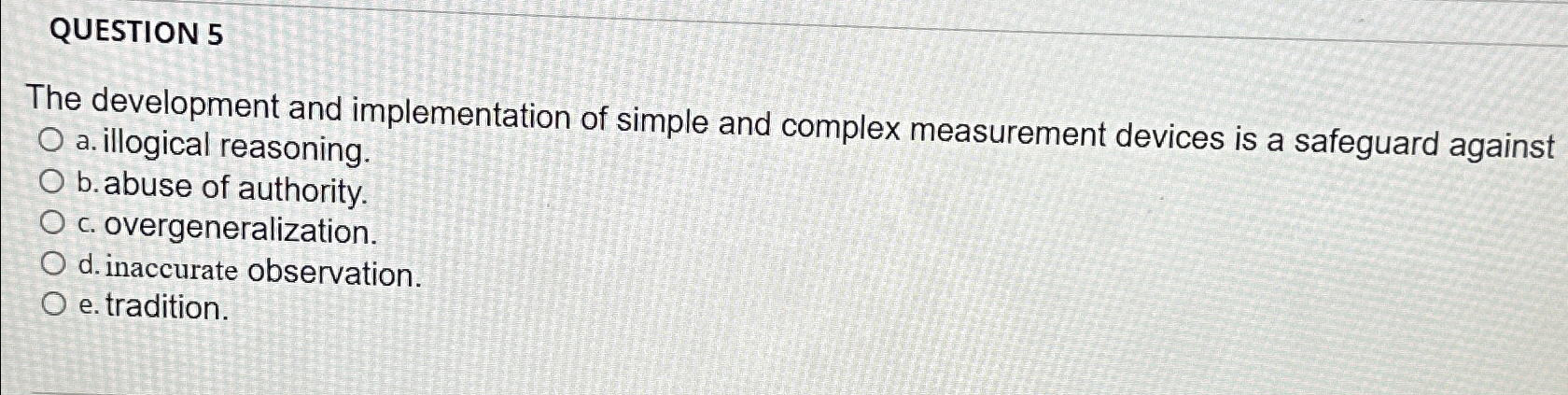 Solved QUESTION 5The development and implementation of | Chegg.com