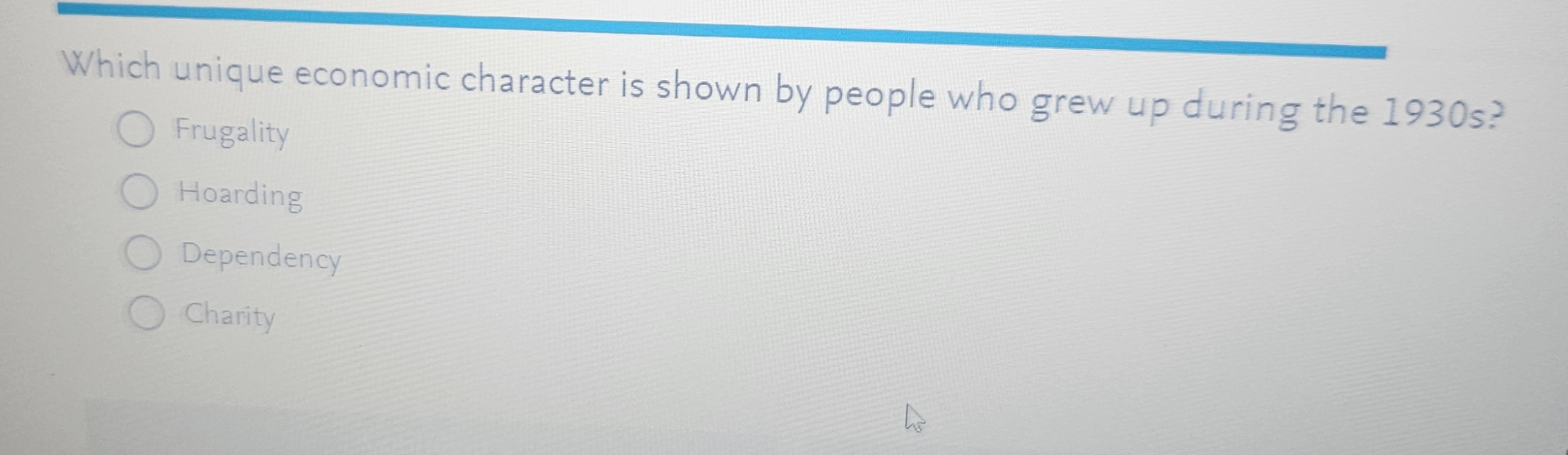 Solved Which unique economic character is shown by people | Chegg.com