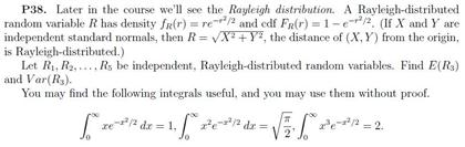 Solved Later in the course we'll see the Rayleigh | Chegg.com