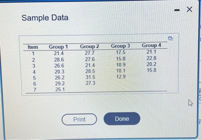 Solved State the decision rule. If p-value reject the null | Chegg.com