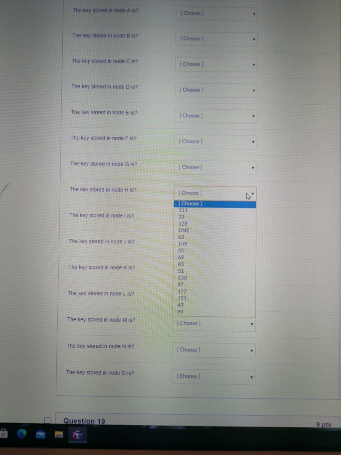Solved Consider the full binary search tree B2 | Chegg.com