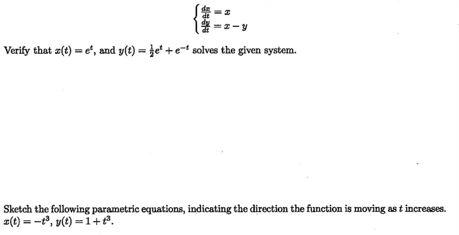 Solved 1. ﻿Differential equations: show ALL work for | Chegg.com