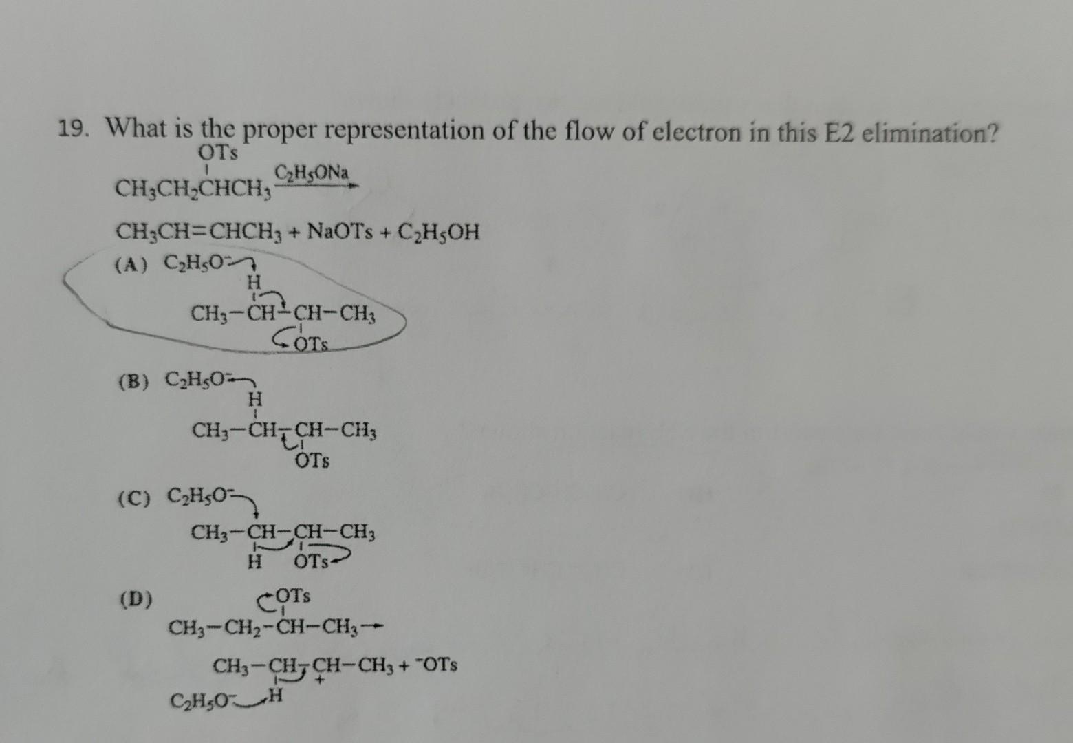 19. What is the proper representation of the flow of | Chegg.com